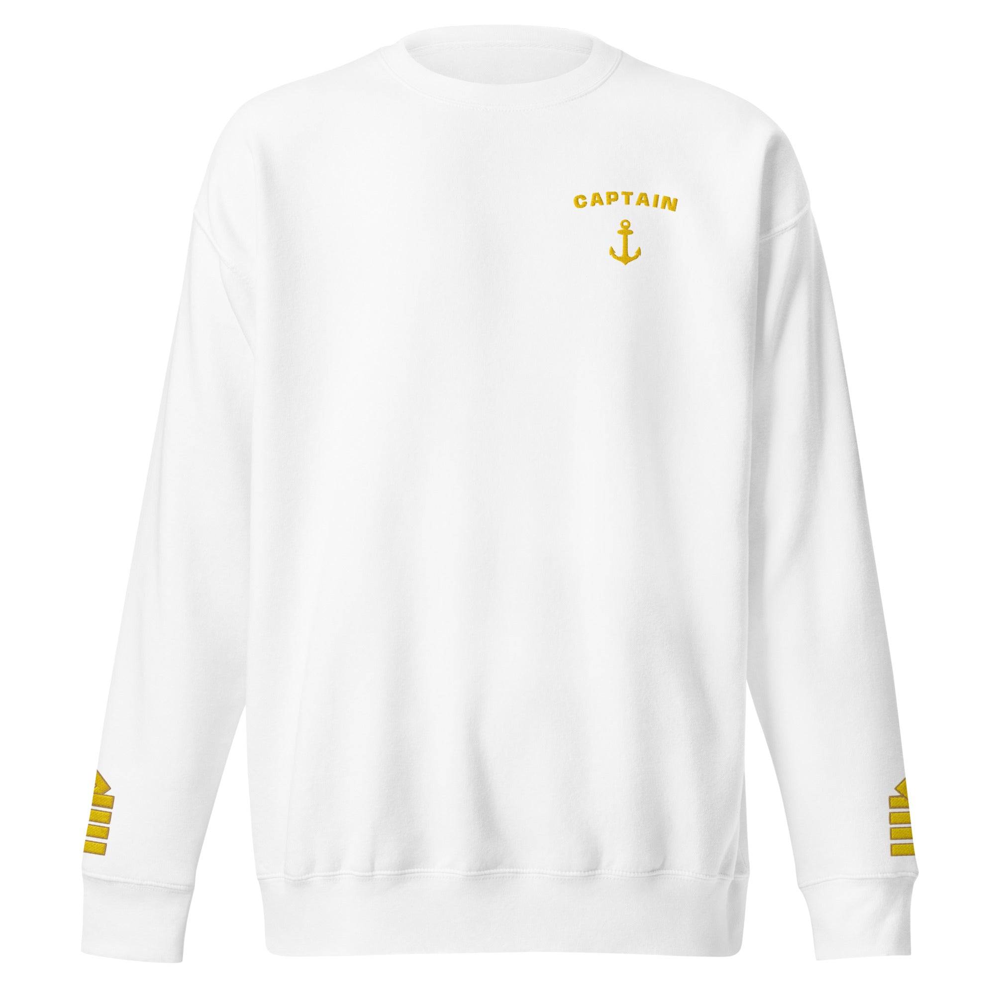 Captain Uniform Crewneck – Epaulettes & Rank Embroidery